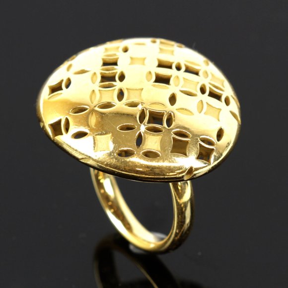 Louis Vuitton | Jewelry | Louis Vuitton Berg Monogram Galea K8yg Ring ...